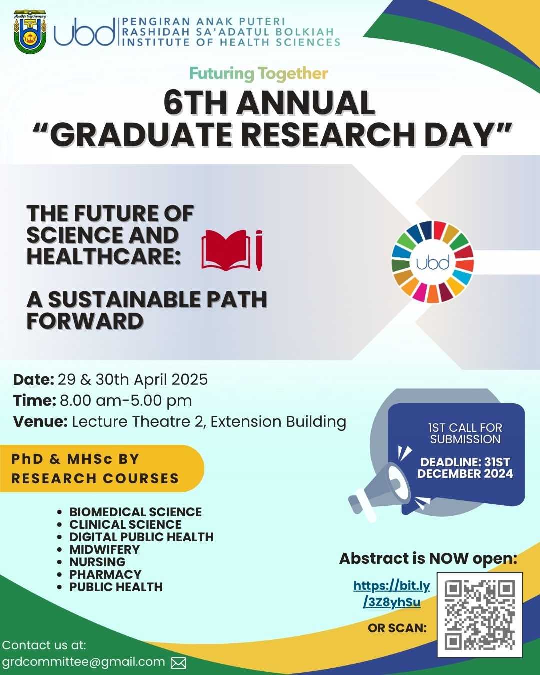 Graduate Studies Research Day 2025 - UBD PAPRSB Institute of Health ...